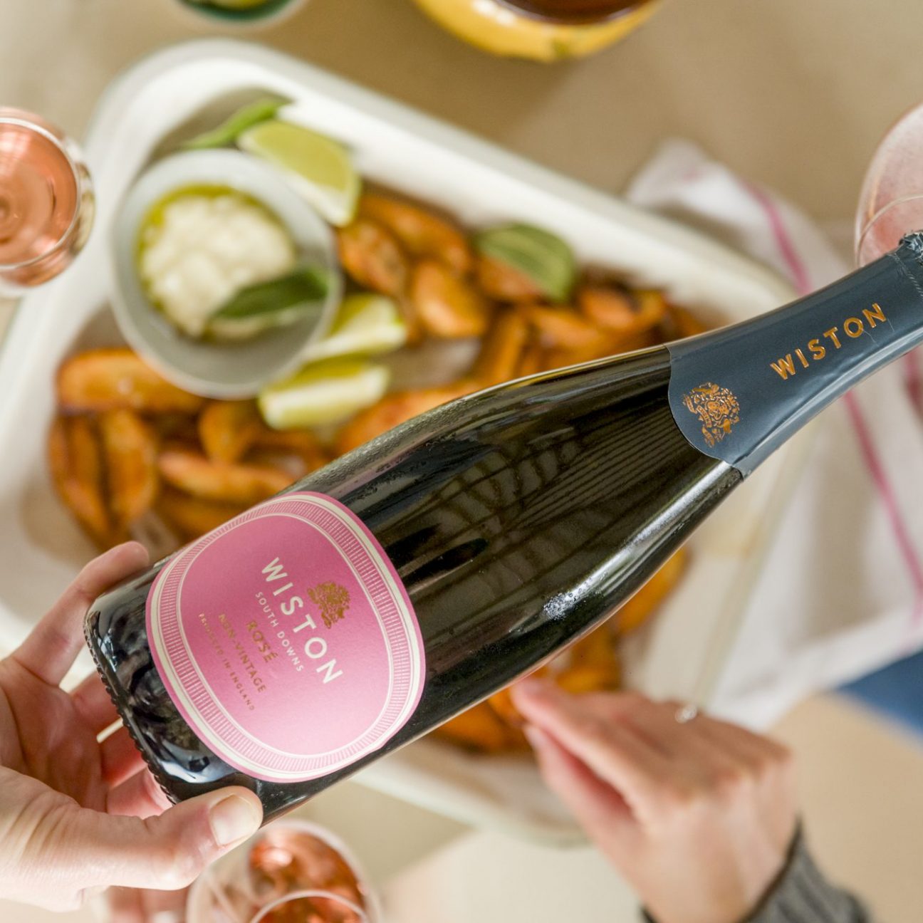 Wiston Rosé NV - Buy Award-winning English Sparkling Rose